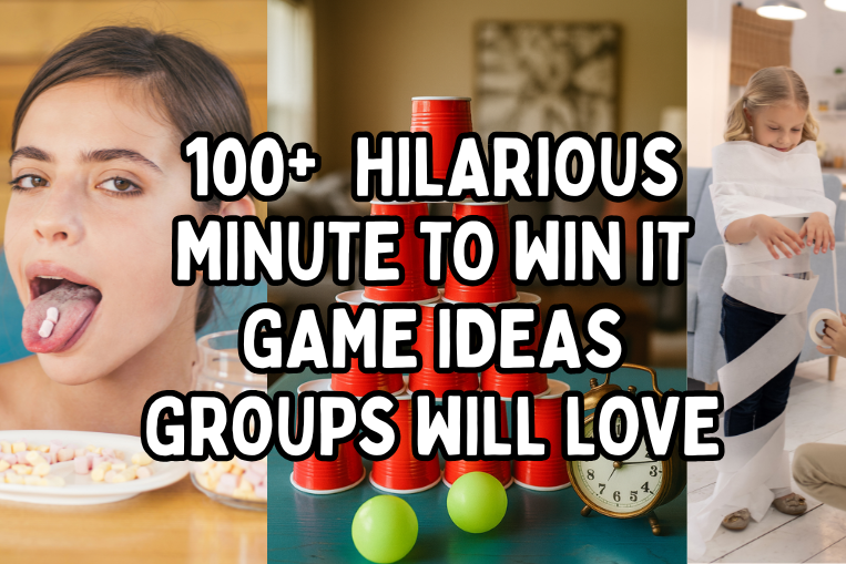 100+ Minute to Win It Games for Groups – Big Heart Little Star