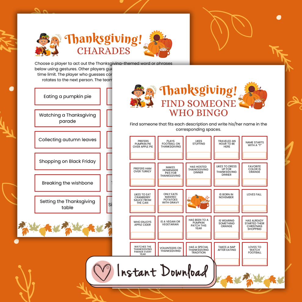 Thanksgiving Games Bundle For All The Family To Enjoy – Big Heart ...