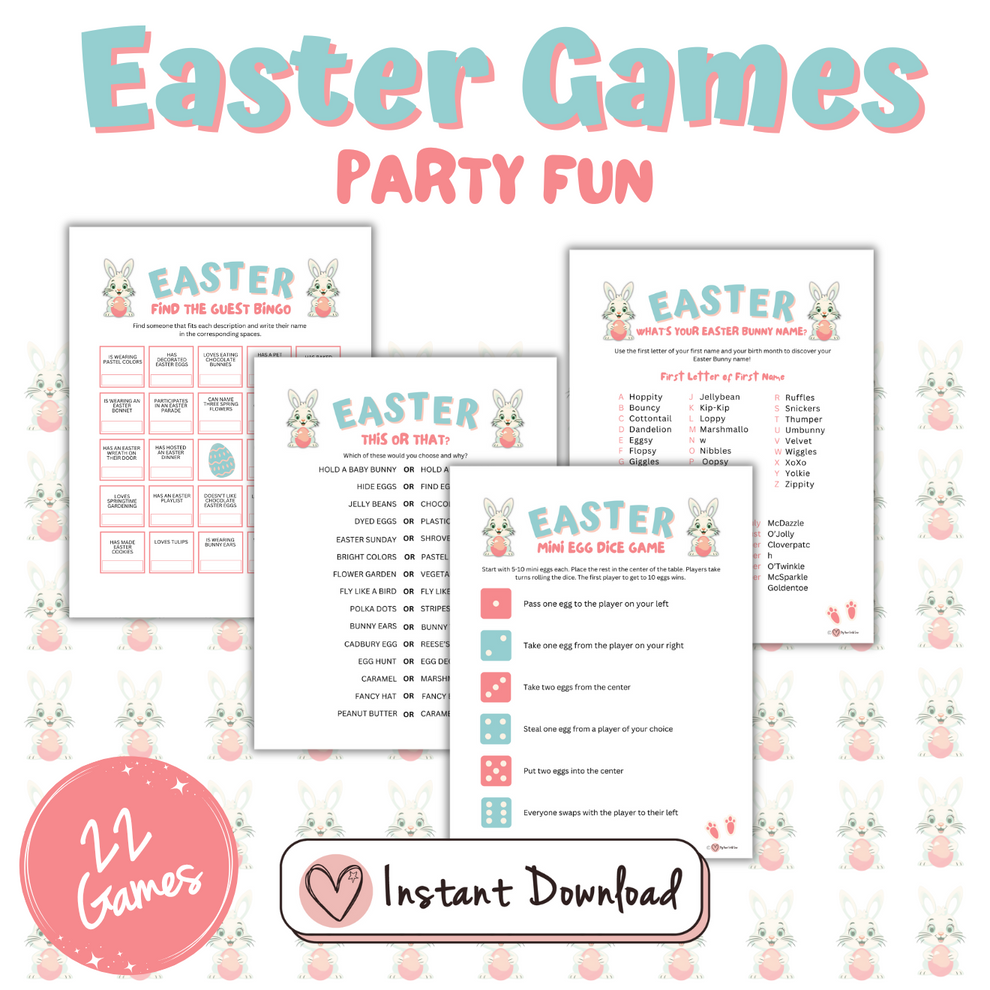 22 x Easter Games & Activities Bundle - For All Ages To Enjoy – Big ...
