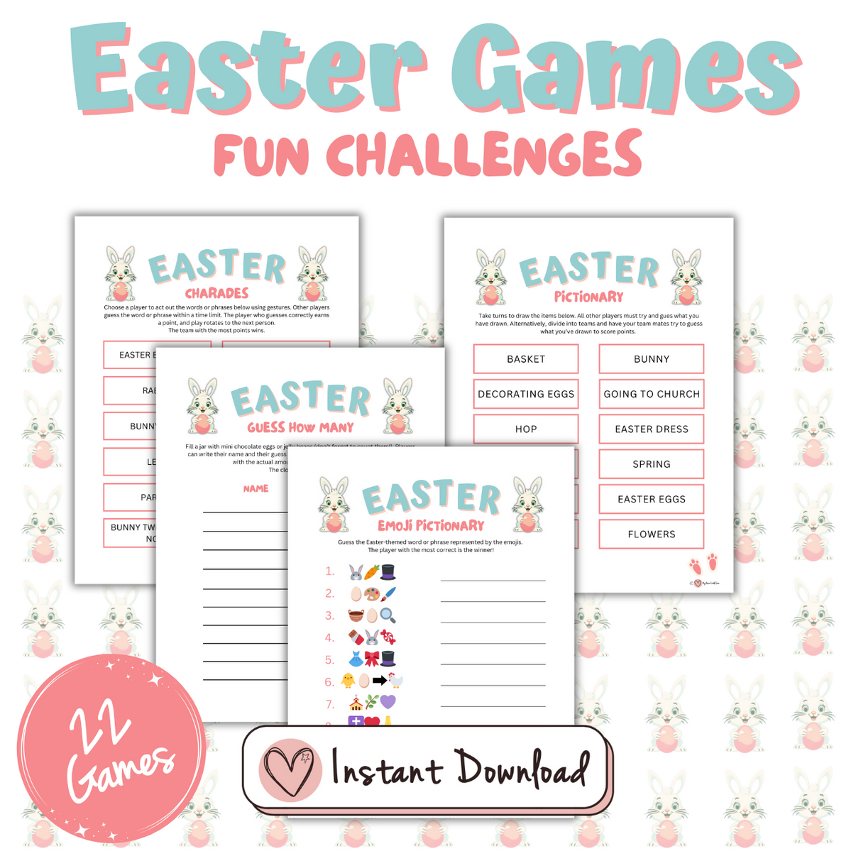 22 x Easter Games & Activities Bundle - For All Ages To Enjoy – Big ...
