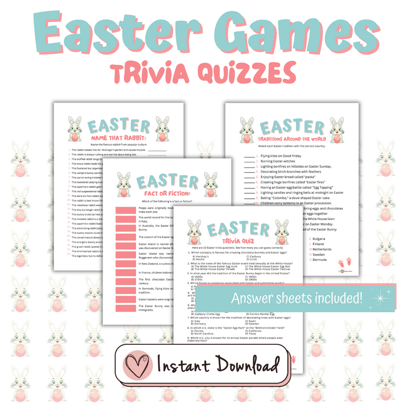 22 x Easter Games & Activities Bundle - For All Ages To Enjoy – Big ...