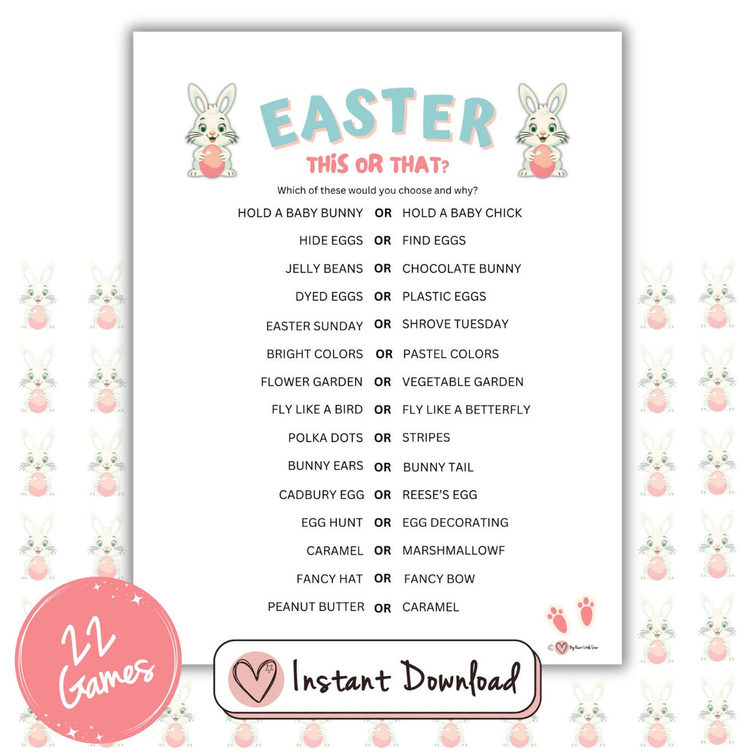 Easter This Or That Game – Big Heart Little Star