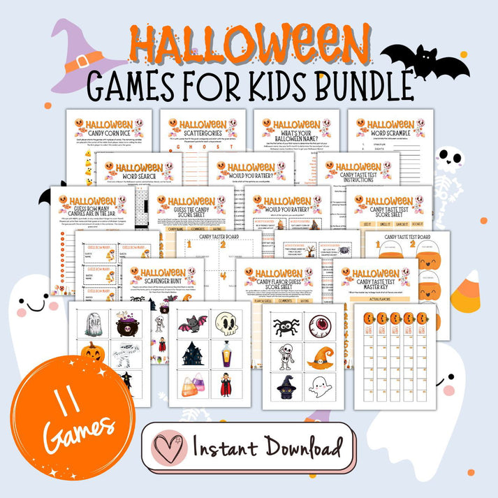 Halloween Games Bundle For Kids – Big Heart Little Star