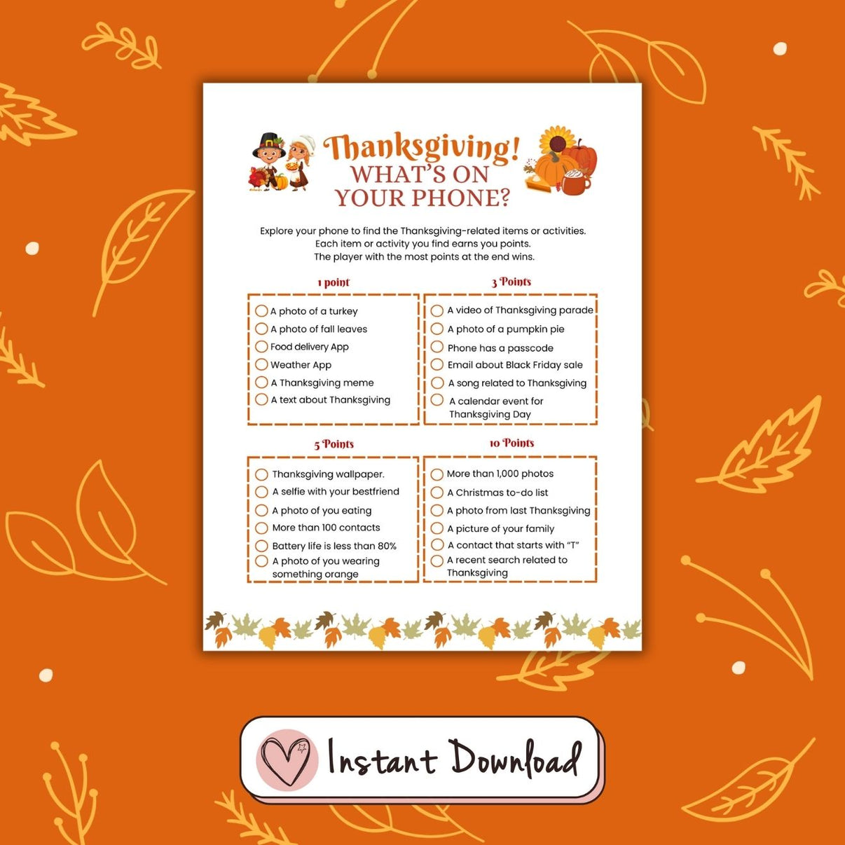 Thanksgiving Games Bundle For All The Family To Enjoy – Big Heart ...