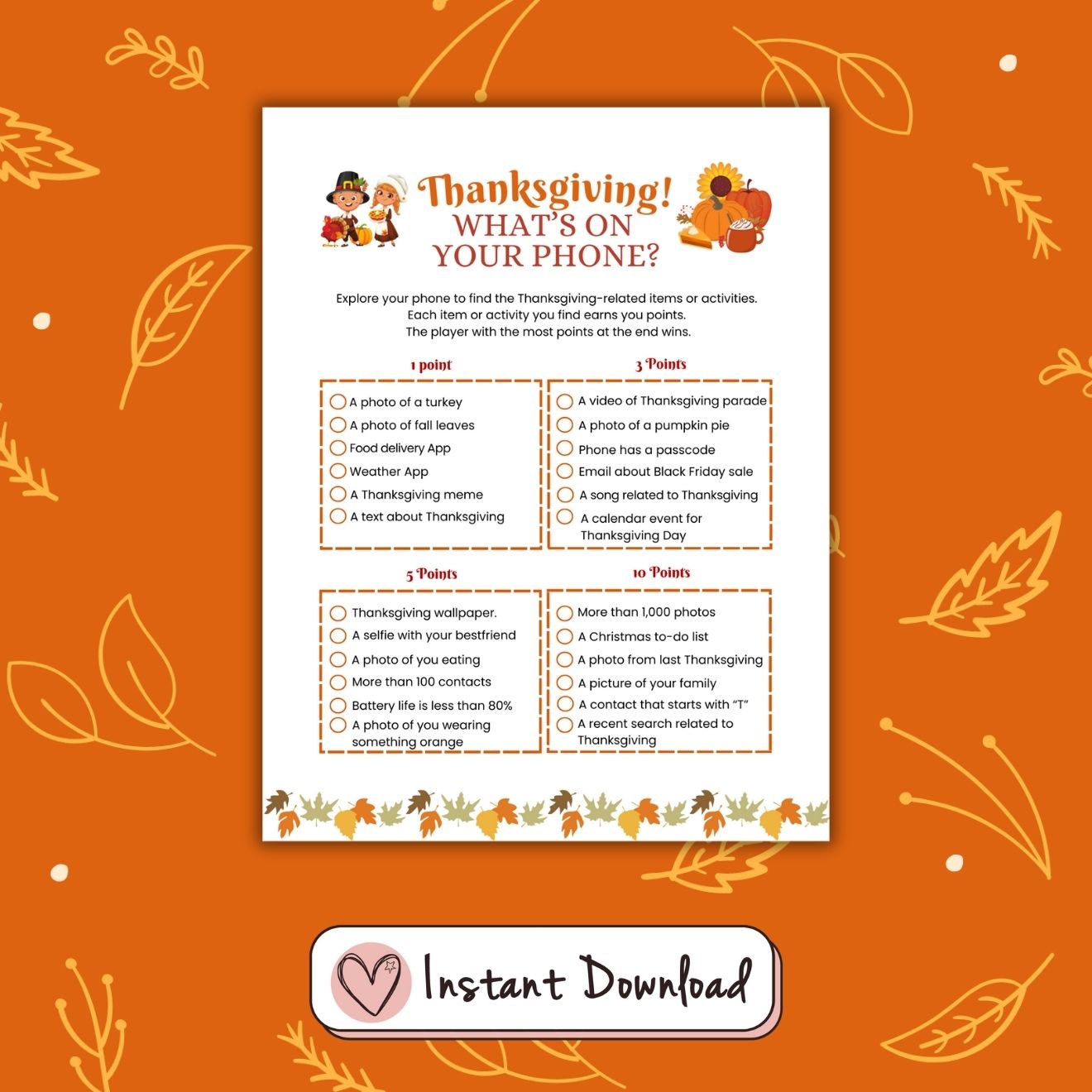 Thanksgiving Games Bundle For All The Family To Enjoy – Big Heart ...