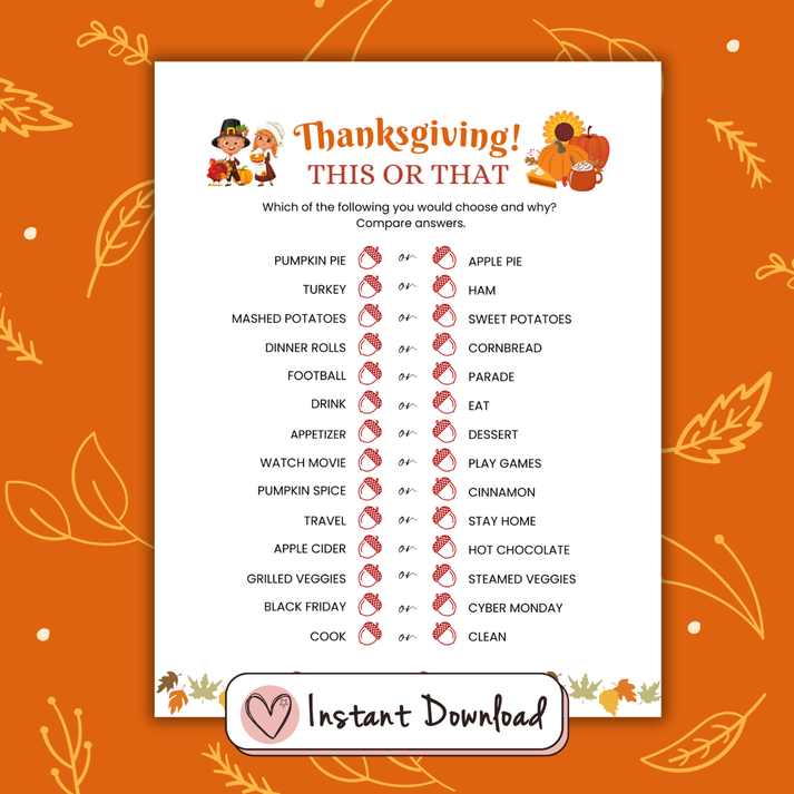 Thanksgiving Games Bundle For All The Family To Enjoy – Big Heart ...