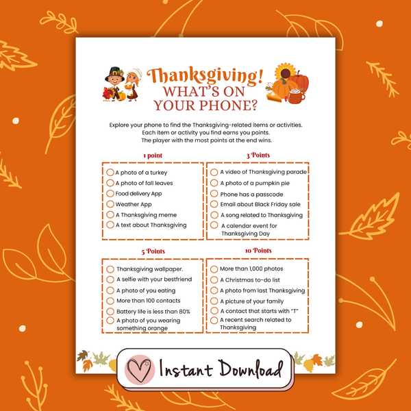 Thanksgiving Games Bundle For All The Family To Enjoy – Big Heart ...