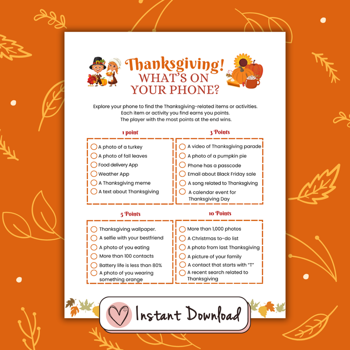 Thanksgiving Games Bundle For All The Family To Enjoy – Big Heart ...